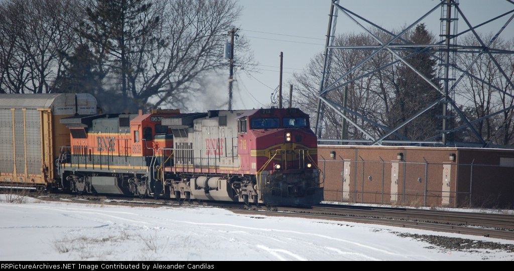 BNSF 713 BNSF 8638 by Arnold St